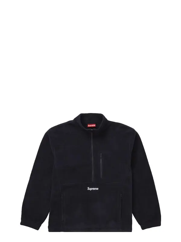 Supreme Polartec Half Zip Pullover - Black