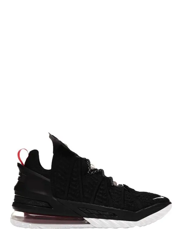 Nike Lebron 18 Bred Sneakers - Black/white/university Red