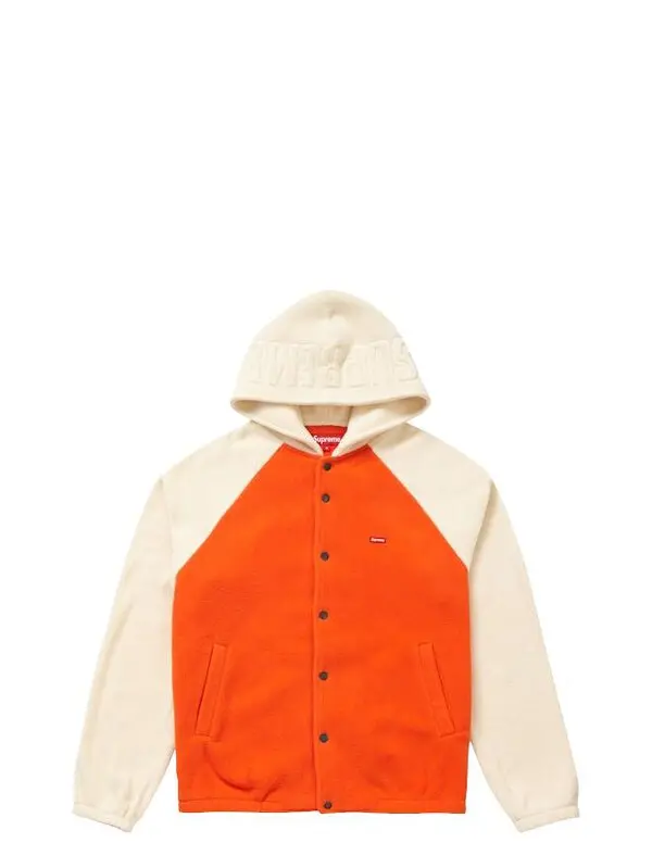 Supreme Polartec Hooded Raglan Jacket - Orange