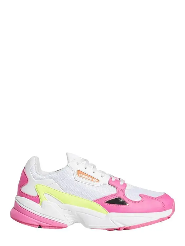 Adidas Falcon Sneakers - Shock Pink/solar Yellow/raw White