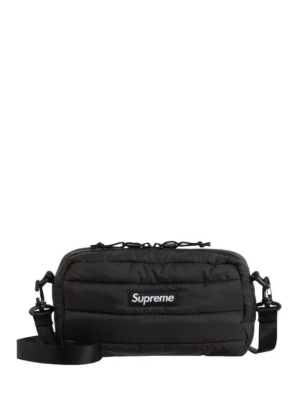 Supreme Puffer Side Bag - Black