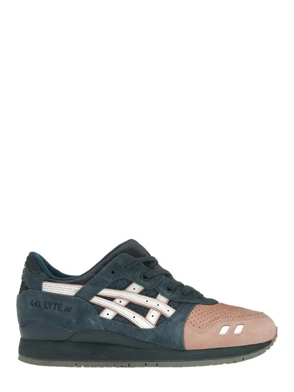 Asics Gel Lyte Iii Ronnie Fieg Salmon Toe 2.0 Sneakers - Navy Blue/salmon