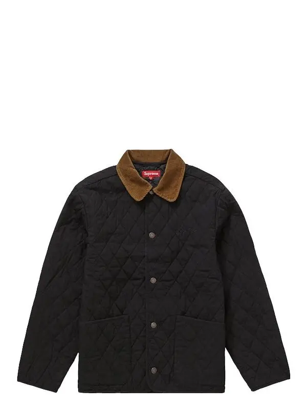 Supreme Quilted Paisley Jacket - Black