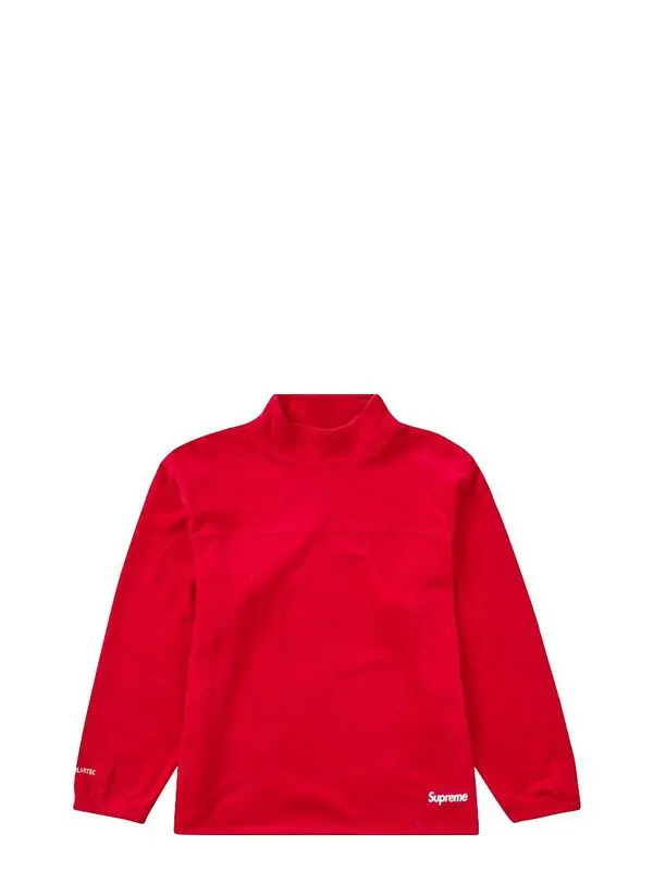 Supreme Polartec Mock Neck Pullover - Red