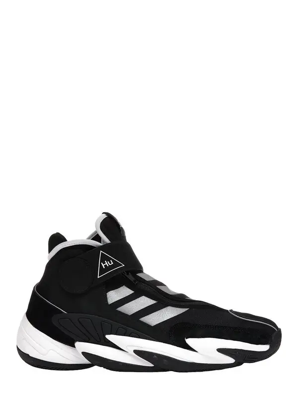 Adidas Crazy Byw Hu Pharrell Sneakers - Core Black/silver Metallic/cloud White