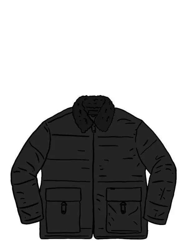Supreme Quilted Cordura Lined Jacket - Black