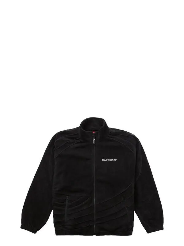 Supreme Racing Fleece Jacket - Black