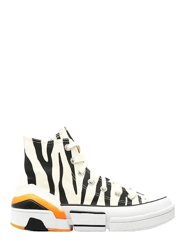 CONVERSE Cpx70 Zebra High-top Sneakers - Egret/black/total Orange