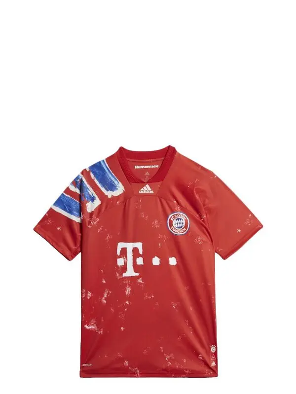 Adidas Fc Bayern Human Race Jersey - True Red/white