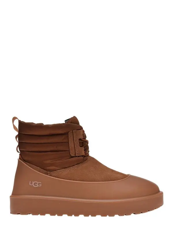 UGG Classic Mini Lace-up Weather Boots - Chestnut