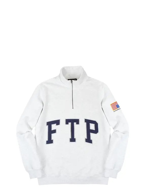 FTP Arch Quarter Zip Jacket - Ash