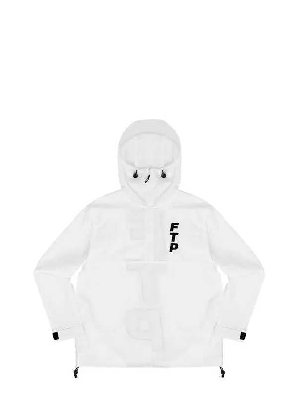 FTP Vertical Logo Anorak - White