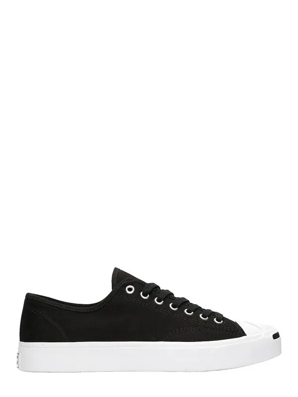 CONVERSE Jack Purcell Canvas Low-top Sneakers - Black/white