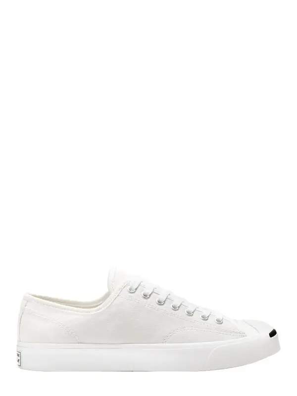 CONVERSE Jack Purcell Canvas Low Top Sneakers - White/black
