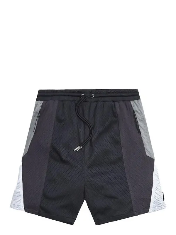 Kith Panelled Mesh Shorts - Battleship
