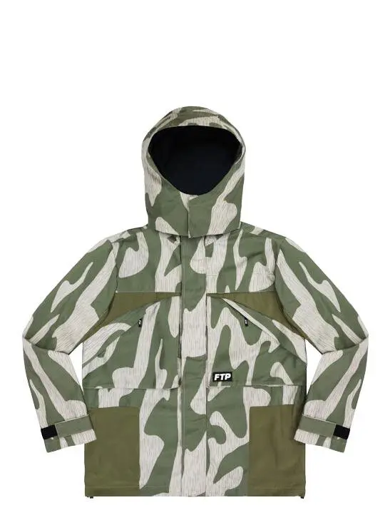 FTP F187 Cargo Jacket - Reflective Rain Camo