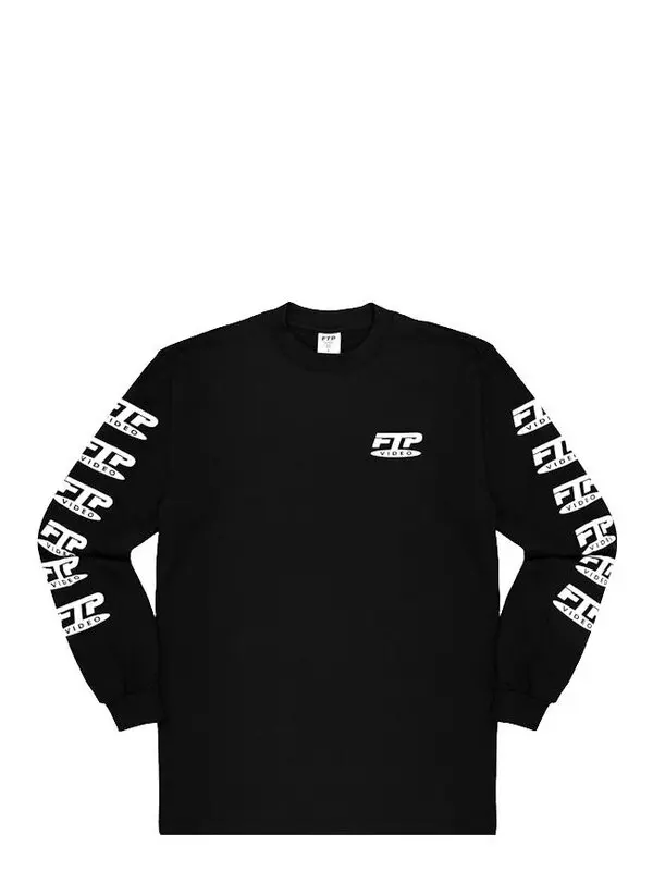 FTP Video Long Sleeve Tee Shirt - Black