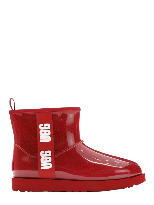 UGG Classic Clear Mini Boots - Samba Red/white
