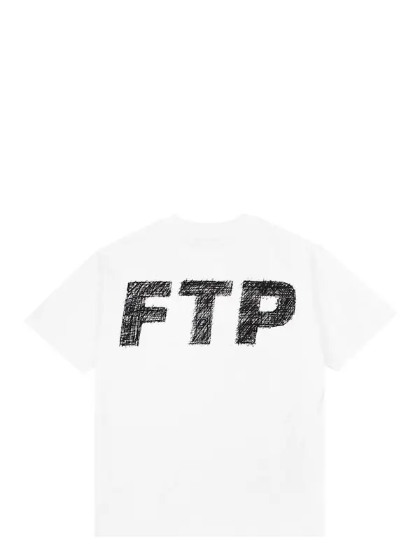 FTP Scribble Logo Tee Shirt - White