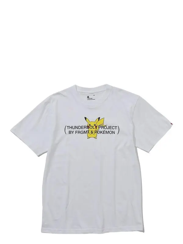 FRAGMENT X Pokemon Thunderbolt Project Pikachu Tee Shirt - White