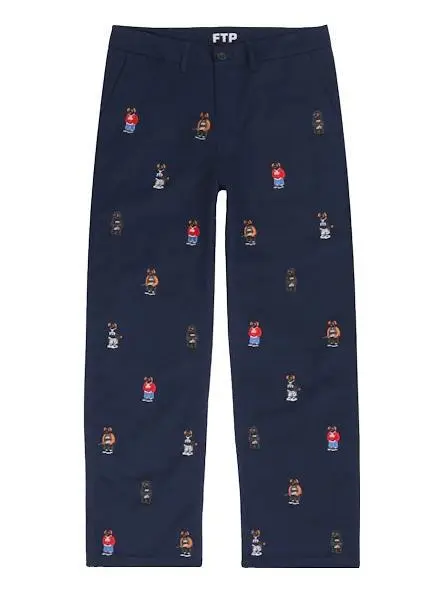 FTP Bear Chino Pant - Navy Blue