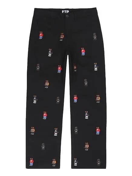 FTP Bear Chino Pant - Black