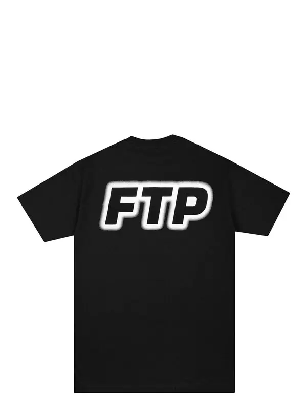 FTP Outer Glow Logo Tee Shirt - Black