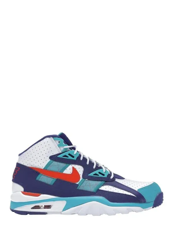 Nike Air Trainer Sc High Sneakers - Navy Blue/teal/orange