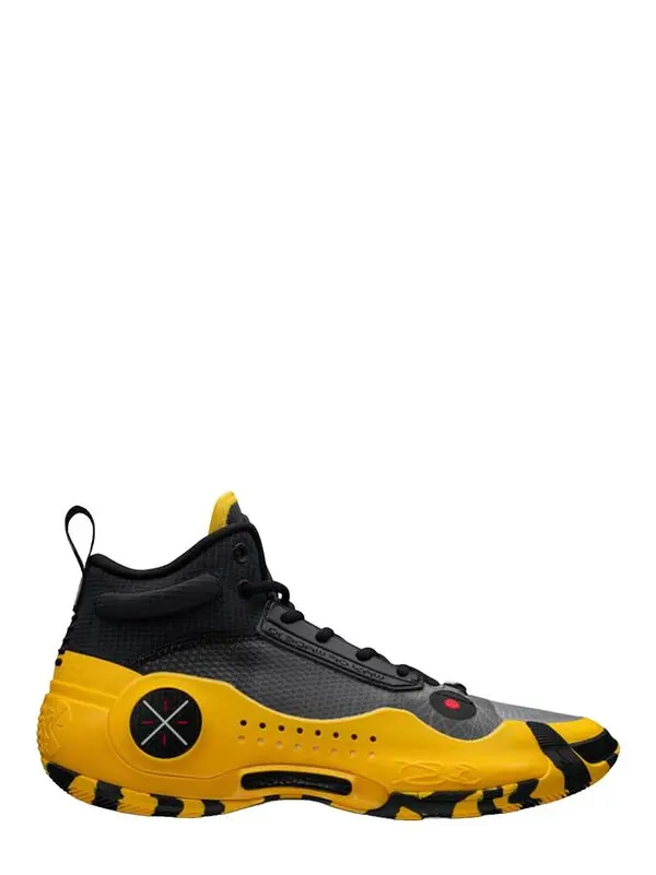 LI-NING Way Of Wade Cautionin High-top Sneakers - Black/yellow
