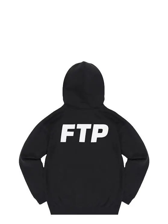 FTP Puff Print Logo Pullover - Black