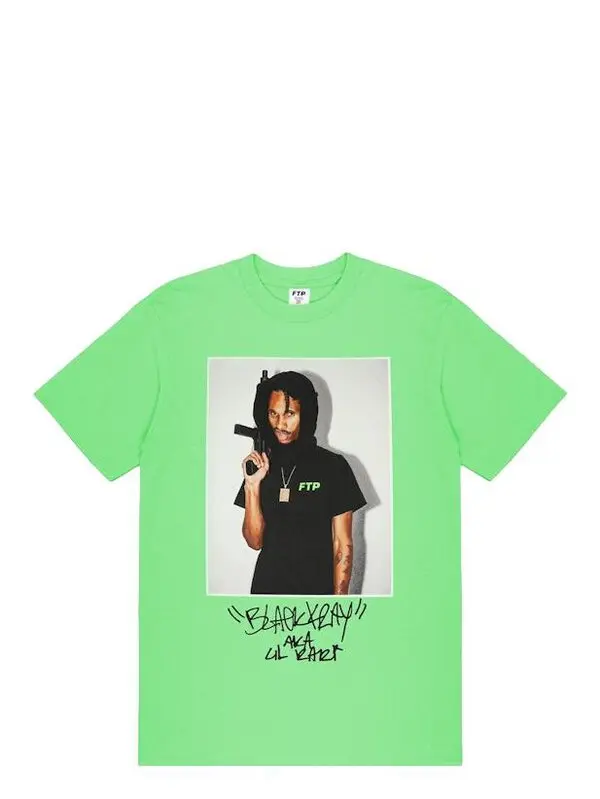 FTP Black Kray Photo Tee Shirt - Glime