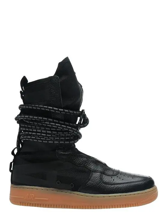 Nike Sf Air Force 1 High Gum - Black/gum Medium Brown