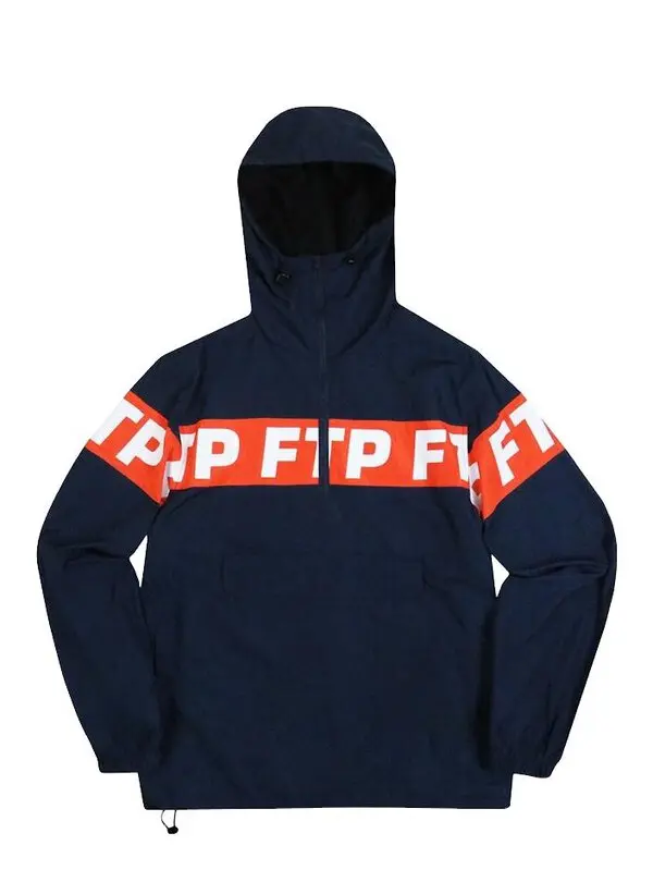 FTP Repeat Waterproof Anorak - Navy Blue