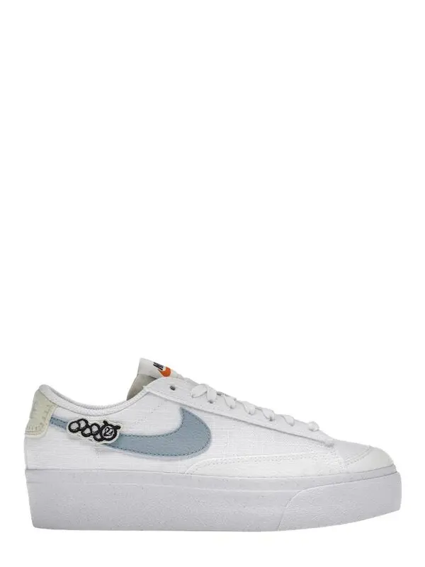 Nike Blazer Low Platform Next Nature - White/pink Oxford/pale Ivory