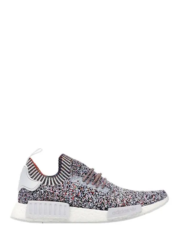 Adidas Nmd R1 Colour Static Rainbow Sneakers - Core White