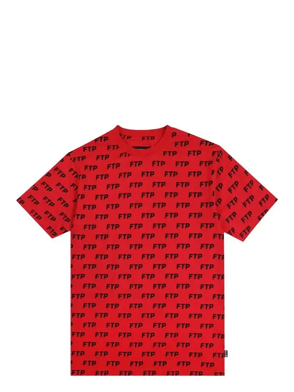 FTP Allover Tee Shirt - Red