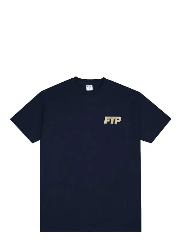 FTP Bling Logo Tee Shirt - Navy Blue