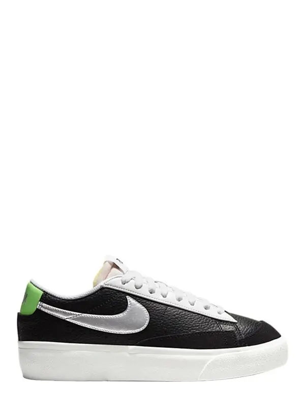 Nike Blazer Low Platform Sneakers - Black/metallic Silver