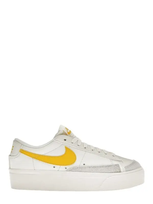 Nike Blazer Low Platform Sneakers - Sail/vivid Sulfur