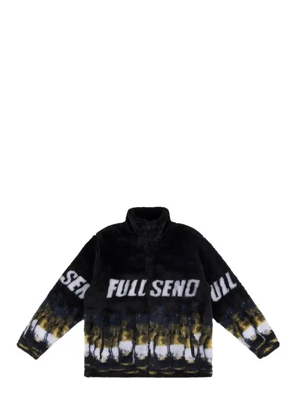 FULL SEND Polar Fleece Rona Jacket - Black