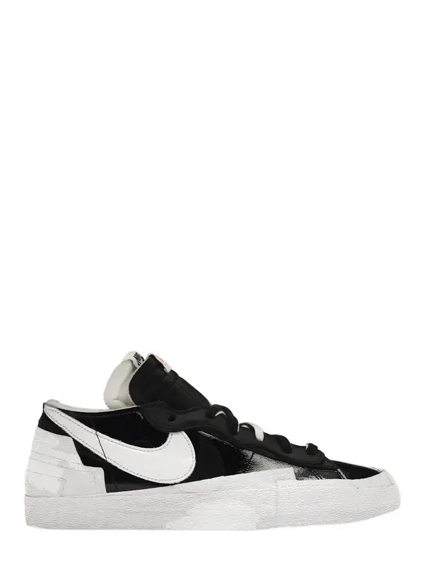 Nike Blazer Low Sacai Patent Leather - Black/white