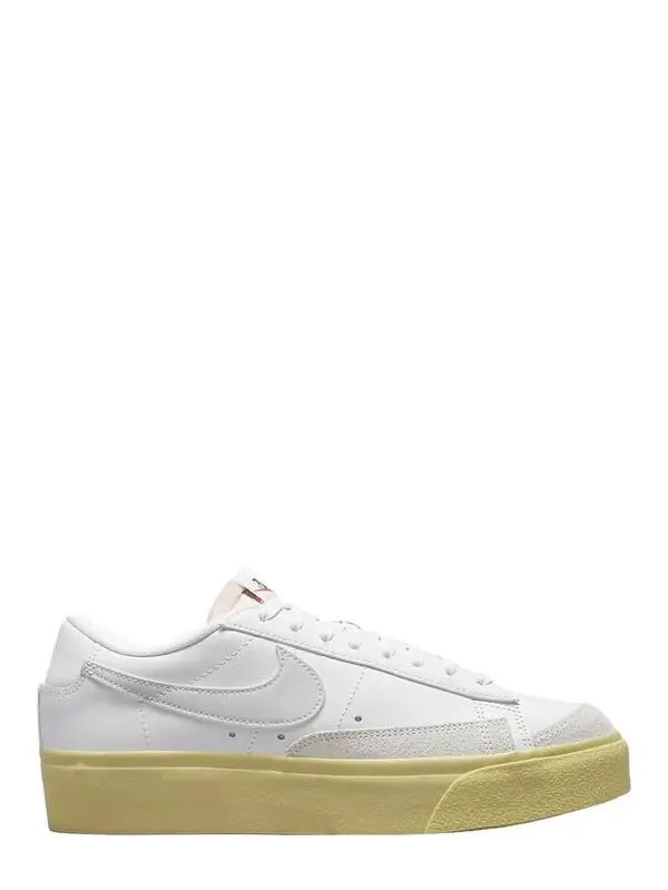 Nike Blazer Low Platform Sneakers - White/lemon Wash/black