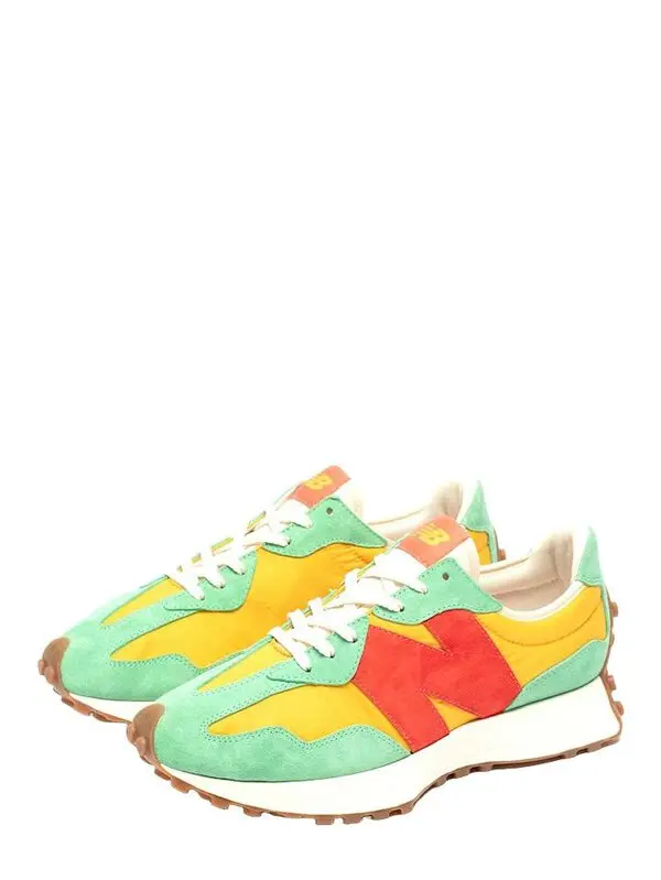 NEW BALANCE 327 Sneakers - Red/yellow/mint Green