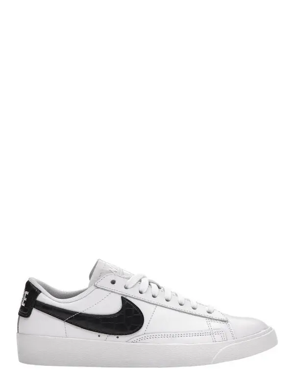 Nike Blazer Low Croc Sneakers - White/black