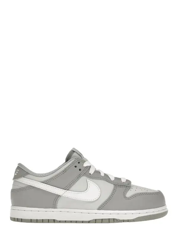 Nike Dunk Low Two-toned Grey Sneakers - Pure Platinum/white/wolf Grey