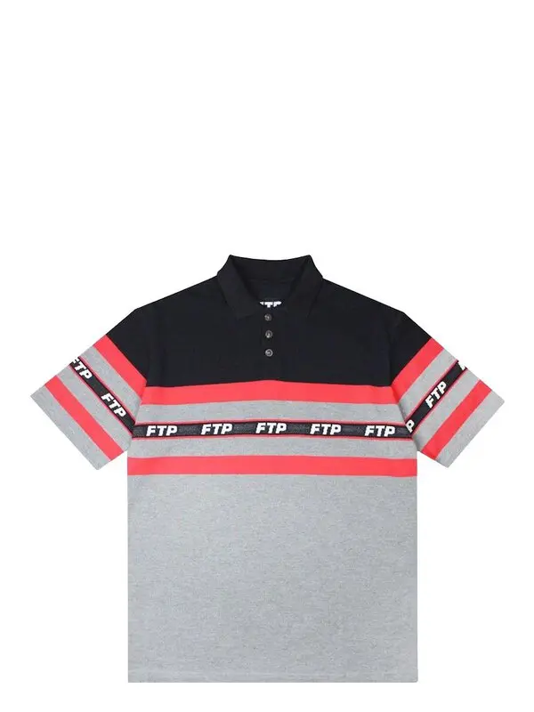 FTP Repeat Polo Shirt - Black