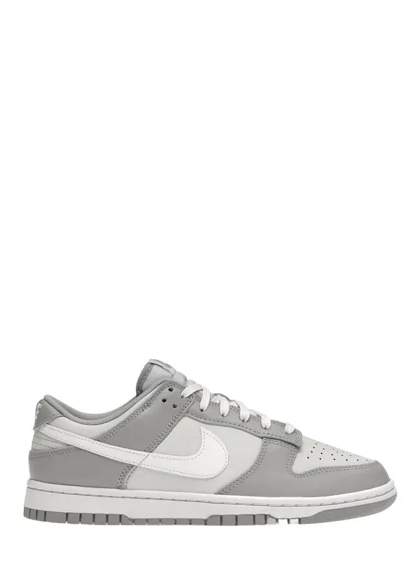 Nike Dunk Low Two Tone Grey Sneakers - Cool Grey/medium Grey/white