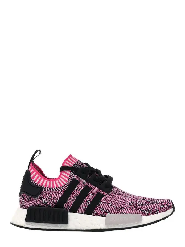 Adidas Nmd R1 Primeknit Sneakers - Pink Rose/core Black/footwear White