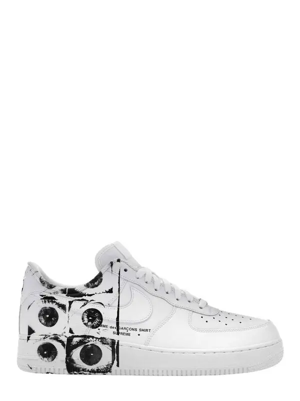 Nike Force 1 Low Supreme Comme Des Garcons Shirt - White