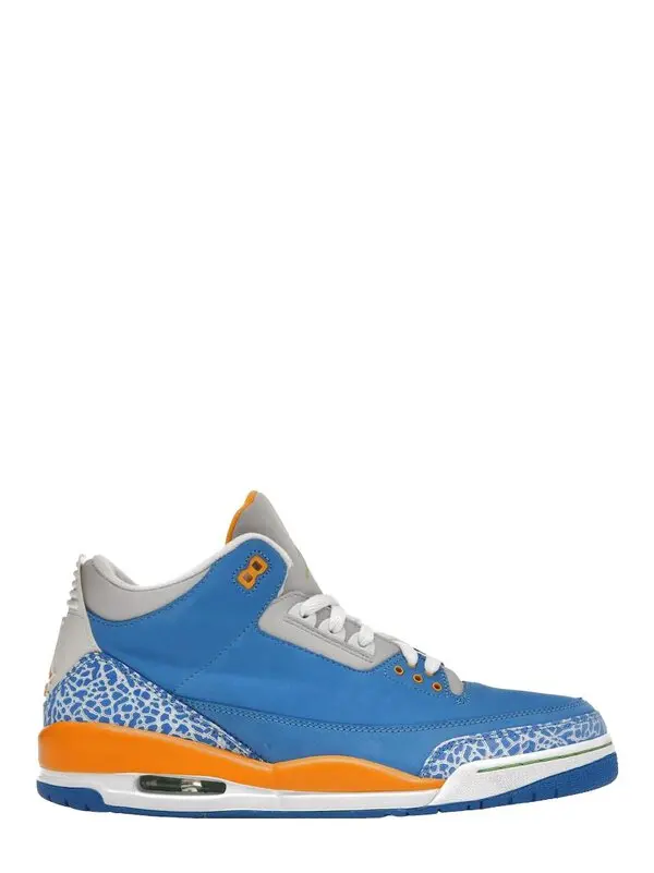 JORDAN 3 Retro Do The Right Thing Sneakers - Brisk Blue/pro Gold/radient Green